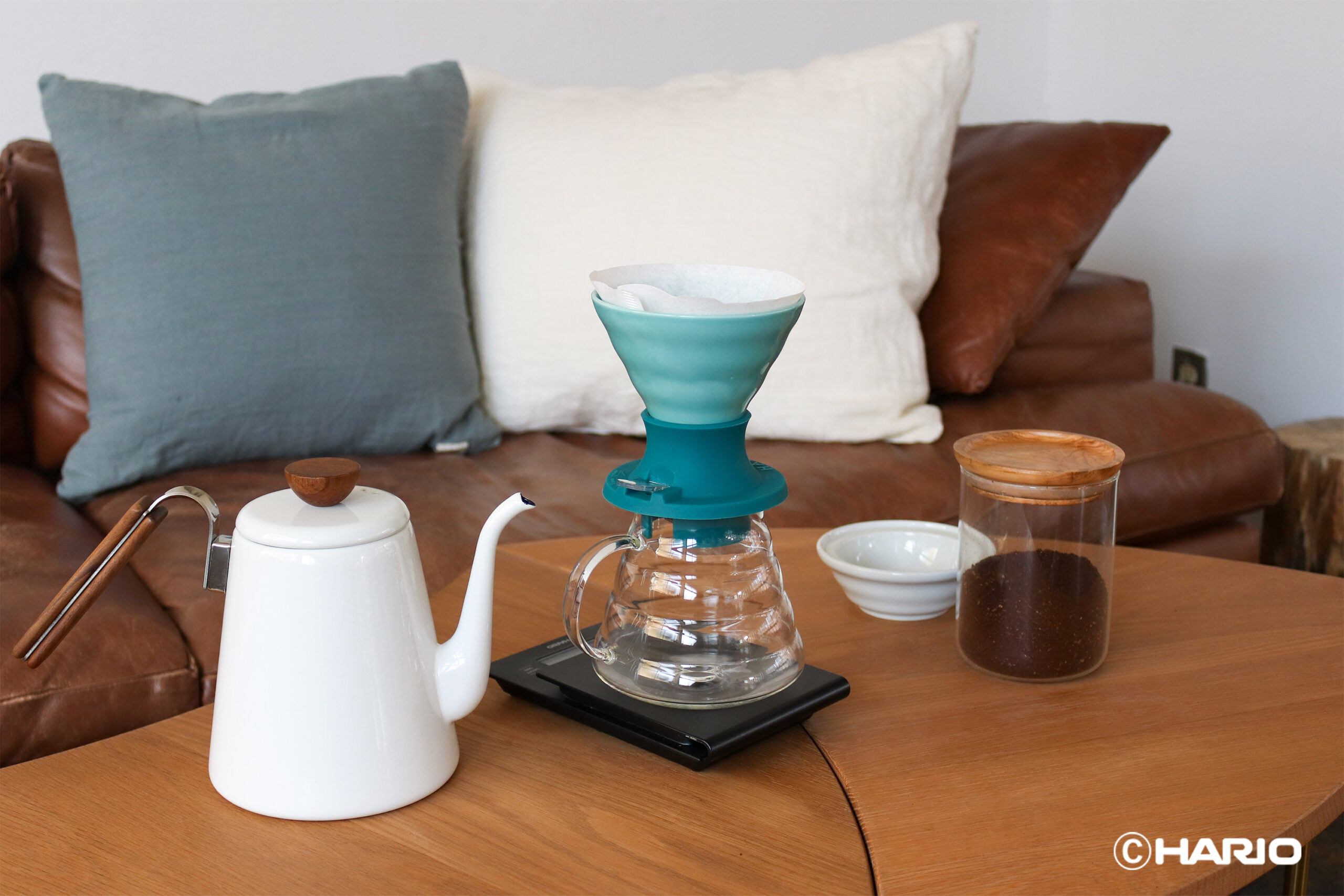 Hario V60 Immersion Ceramic Dripper SWITCH (Turkuaz) - Hario Türkiye